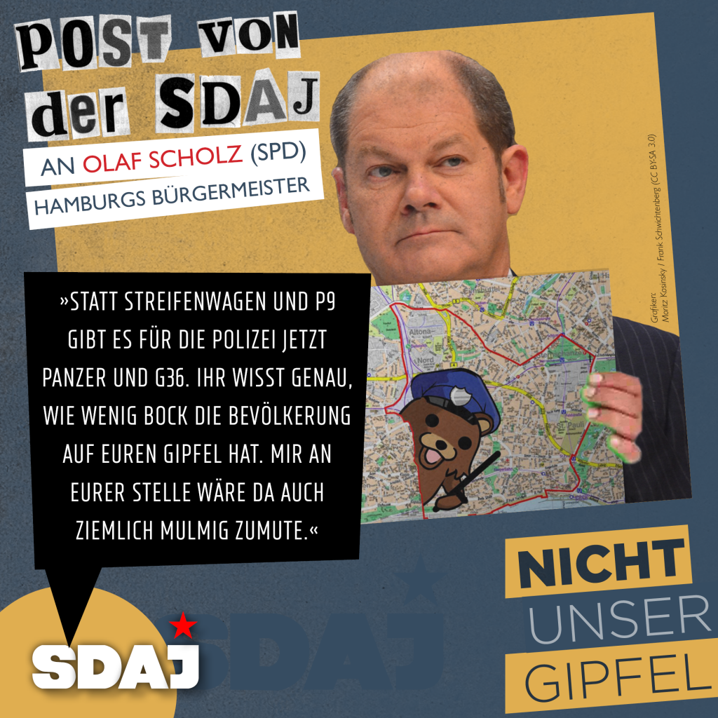 Der Offene Brief an Olaf Scholz - SDAJ